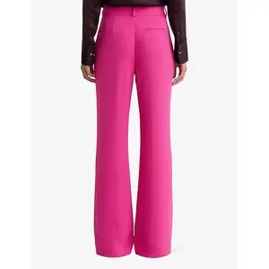 REISS Flared-leg Stretch-woven Trousers