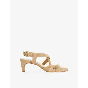 DUNE Motivating Suede Heeled Sandals