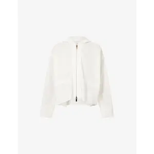CFCL Milan Cotton-blend Hoodie Jacket - White