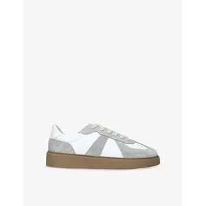 ARNE Classic Court Leather And Suede Trainers - White