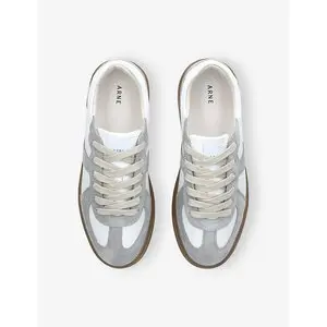 ARNE Classic Court Leather And Suede Trainers