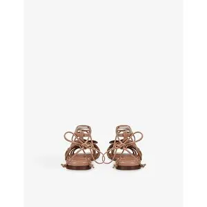 Zimmermann Orchid Leather Sandals