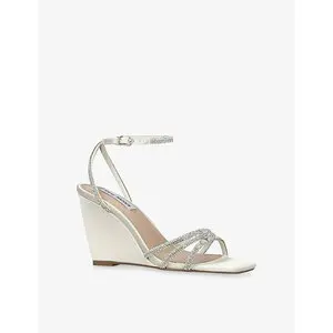 Steve Madden Aubri Satin Wedge Sandals