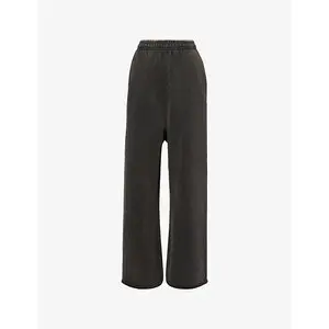 ENTIRE STUDIOS Straight-leg Relaxed-fit Cotton Jogging Bottoms - Washed Black