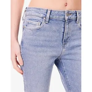 Paige Mason Crop Bootcut-leg Denim Jeans - Divine