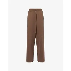ENTIRE STUDIOS Straight-leg Knitted Jogging Bottoms - Light Brown
