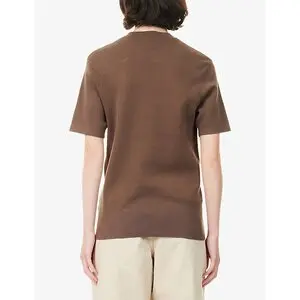 ENTIRE STUDIOS Slim-fit Knitted Cotton T-shirt - Light Brown