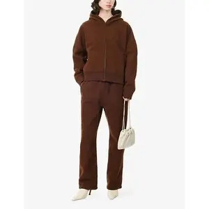 ENTIRE STUDIOS Straight-leg Relaxed-fit Cotton Jogging Bottoms - Brunette
