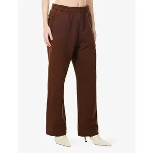 ENTIRE STUDIOS Straight-leg Relaxed-fit Cotton Jogging Bottoms - Brunette