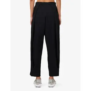 CFCL Hypha Tucked Balloon-leg Knitted Trousers - Black