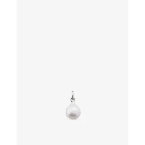 Monica Vinader Baroque Pearl Small Sterling- And Pearl Pendant - Silver