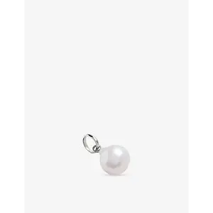 Monica Vinader Baroque Pearl Pendant - Silver