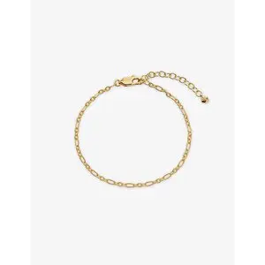 Monica Vinader Textured Link Chain Bracelet - Gold