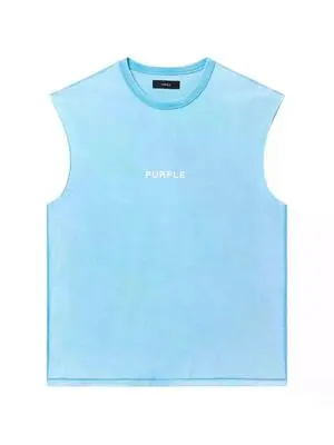 PURPLE BRAND Crew-neck Sleeveless T-shirt