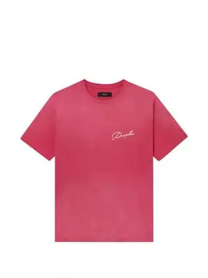 PURPLE BRAND Logo-print T-shirt - Pink