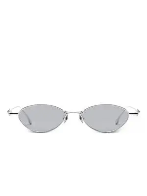 GENTLE MONSTER Eden 02 Oval-frame Sunglasses - Silver
