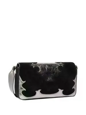 Pinko Love One Overlayed Shoulder Bag - Black