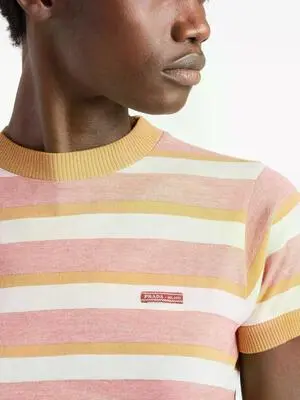 Prada Striped Jersey T-shirt