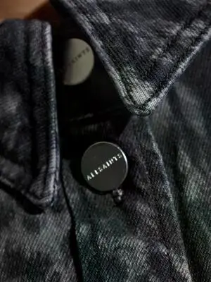 ALLSAINTS Nicky Leopard-print Denim Jacket
