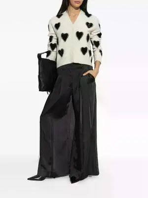 ALLSAINTS Pleated Wide Leg Trousers