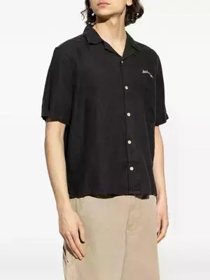 ALLSAINTS Wilder Logo-embroidery Short-sleeve Shirt