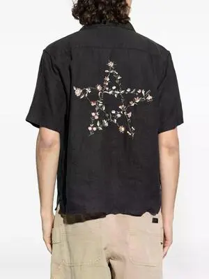 ALLSAINTS Wilder Logo-embroidery Short-sleeve Shirt
