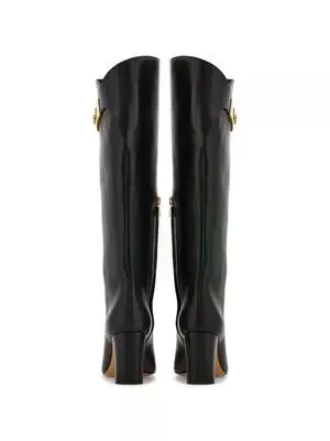 FERRAGAMO Hug Buckle Boots - Black