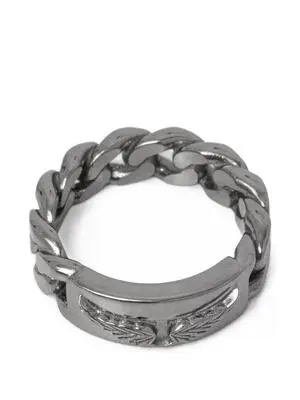 Zadig&Voltaire Chain Band Ring - Grey