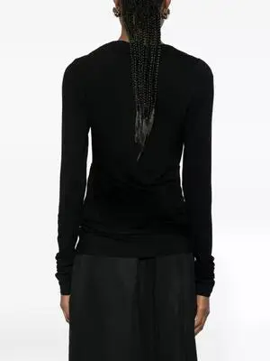 ENTIRE STUDIOS Draped Top - Black