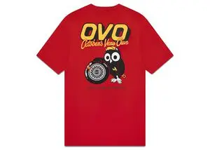 OVO Mechanic Owl T-shirt - Red