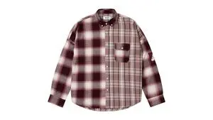 PALACE Patchy Flannel Shirt - Red
