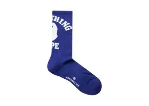 A BATHING APE College 1j20184001 Socks - Blue