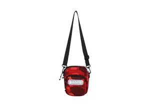 A BATHING APE Camo Mini Shoulder Bag - Red