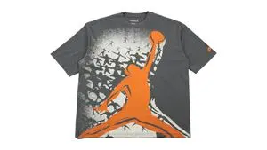 JORDAN Mj North Carolina Reissue Oversize Crewneck Sweatshirt Tee Shirt - Iron Grey/starfish
