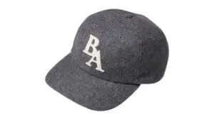 A BATHING APE Ape Head Melton Panel Cap - Grey