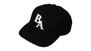 A BATHING APE Ape Head Melton Panel Cap - Black