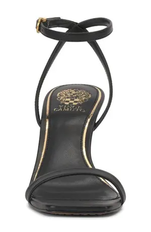 Vince Camuto Ankle Strap Wedge Sandal - Black