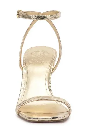 Vince Camuto Ambee Ankle Strap Wedge Sandal - Gold