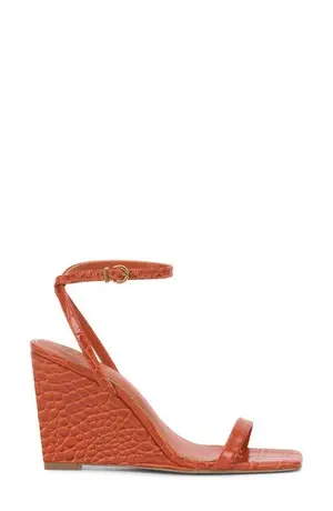 Vince Camuto Ankle Strap Wedge Sandal - Sunset Embossed