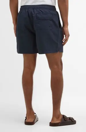 Barbour Water Reactive Tartan Swim Trunks - Navy