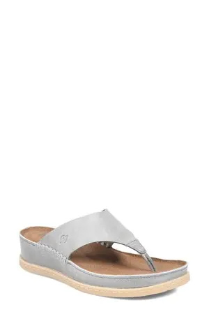 BØRN Edie Platform Flip Flop - Light Blue