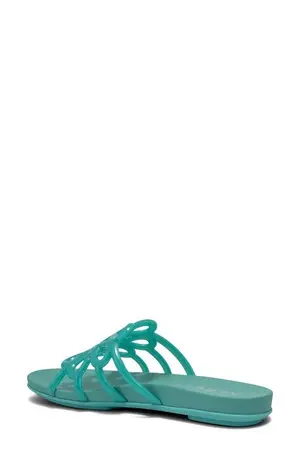 Aerosoles Frida Slide Sandal - Ice Green Transluscent Tpu