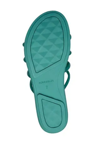 Aerosoles Frida Slide Sandal - Ice Green Transluscent Tpu