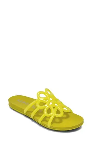 Aerosoles Frida Slide Sandal Kiwi Transluscent Tpu