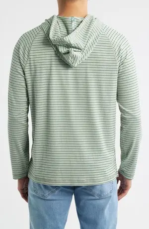 Tommy Bahama Starboard Shores Stripe Seersucker Hoodie