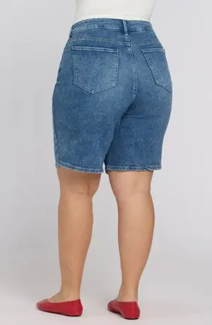 NYDJ High-waist Denim Shorts