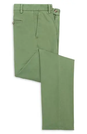 Scott Barber Classic Fit Ultimate Twill Chinos - Agave