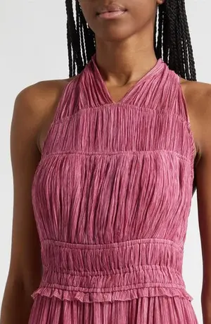Ulla Johnson Freesia Chiffon Open Back Gown