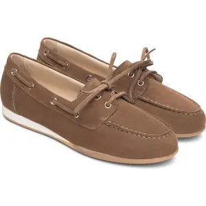 NEROGIARDINI Boat Shoe - Whiskey