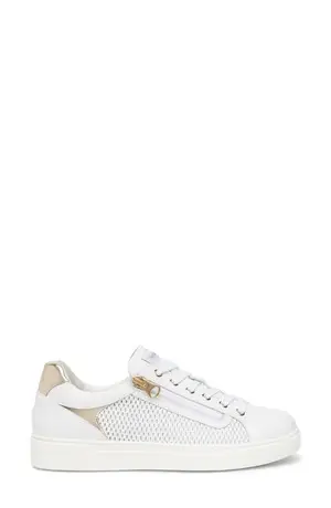 NEROGIARDINI Perforated Side Zip Sneaker